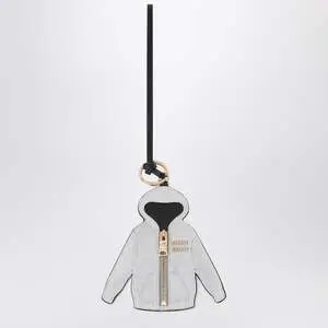 Miu Miu Leather Keychain Trick - White