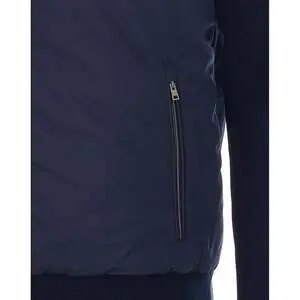Herno Nylon And Pique' Knit Cardigan