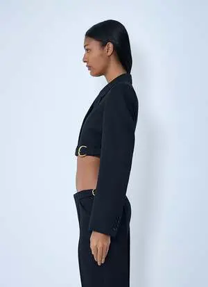 Chloé Cropped Wool Blazer