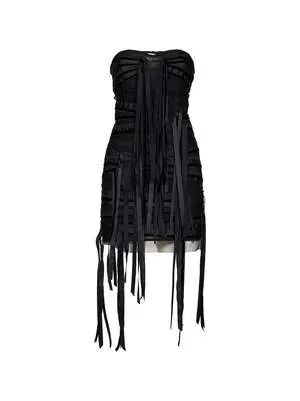 Attico THE ATTICO Tulle Bustier Mini Dress Multicolor