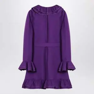 Valentino Garavani Wool And Silk Mini Dress
