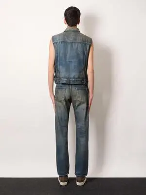 Rick Owens Sleeveless Denim Jacket