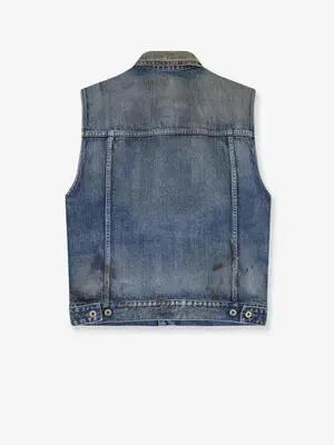 Rick Owens Sleeveless Denim Jacket