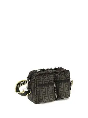 Fendi Ff Monogram Camera Case - Brown