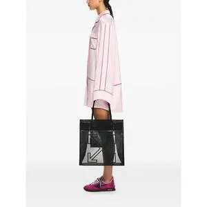 Off-White Tote Bags - Black