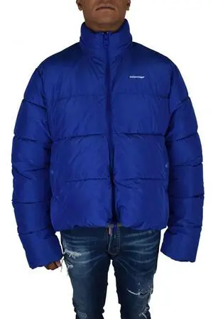 Balenciaga Quilted Jacket - Blue