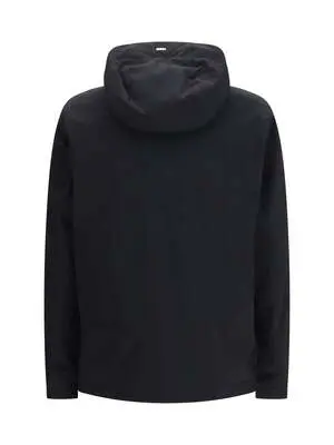 Herno Water-repellent Nylon Hooded Padded Jacket