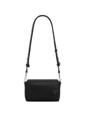 AMI Paris Marcel Nylon Crossbody Bag With Leather Details - Multicolor