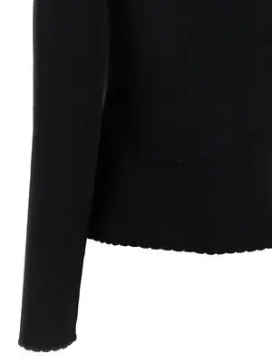 Moschino Fine Merino Wool Chain Application Cardigan
