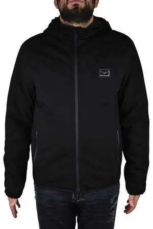 Dolce & Gabbana Stretch Technical Jersey Hooded Vest