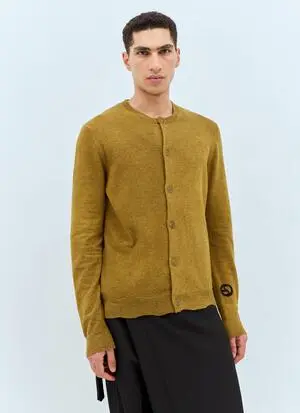 Acne Studios Crewneck Cardigan - Green