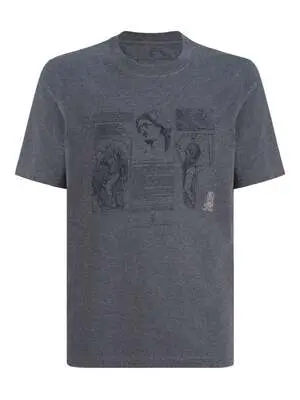 Brunello Cucinelli Printed Cotton T-shirt