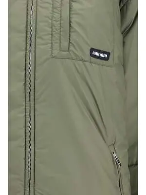 Miu Miu Padded Jacket With Zip