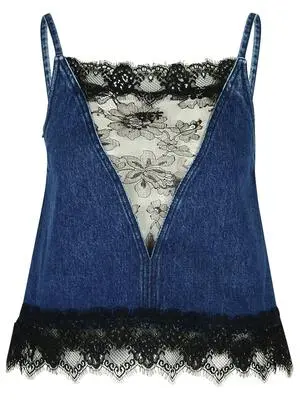 Off-White 20's' Denim Top - Blue