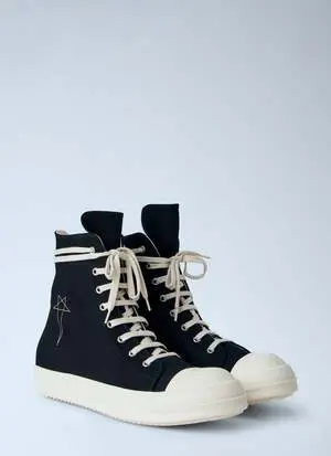 Rick Owens High-top Canvas Sneakers
