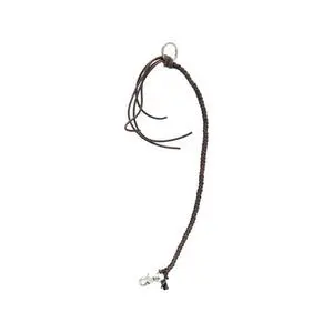 Our Legacy Braided Leather Keyring Attachment - Brown