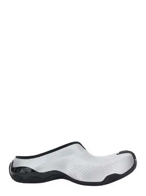 Balenciaga Grey Mules With Logo On The Side And Number On The Front And Back In Tech Fabric - Gray