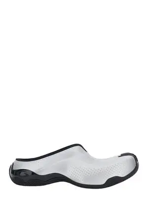 Balenciaga Grey Mules With Logo On The Side And Number On The Front And Back In Tech Fabric - Gray