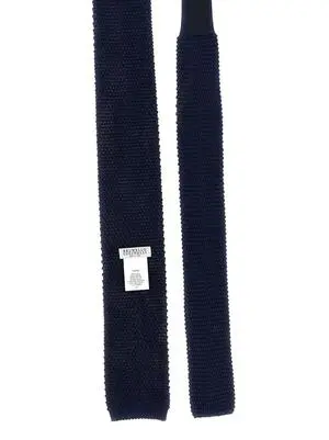 Brunello Cucinelli Silk Knit Tie - Blue