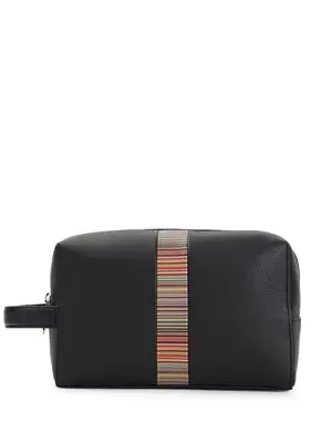 Paul Smith Signature Stripe Leather Wash Bag - Multicolor