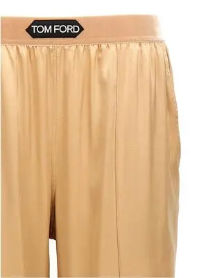 TOM FORD Silk Pants - Cream