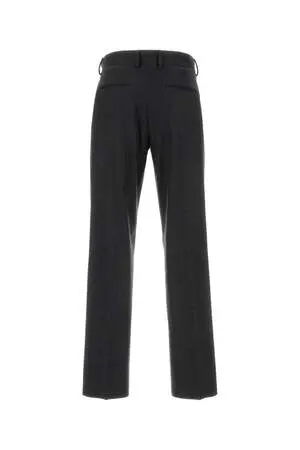 Fendi Dark Grey Stretch Cashmere Pant