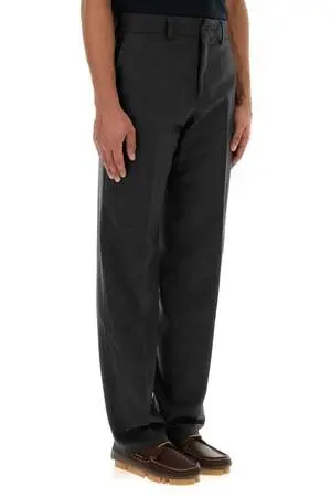 Fendi Dark Grey Stretch Cashmere Pant