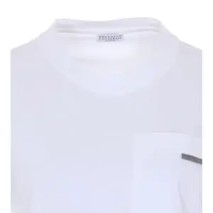 Brunello Cucinelli T-shirt With Shiny Tab