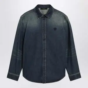 Gucci Denim Shirt With Washed Effect - Blue