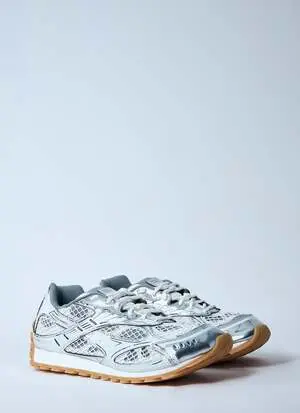 Bottega Veneta Orbit Sneakers - Silver