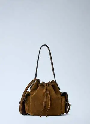 Acne Studios Multipocket Mini Bucket Bag - Brown