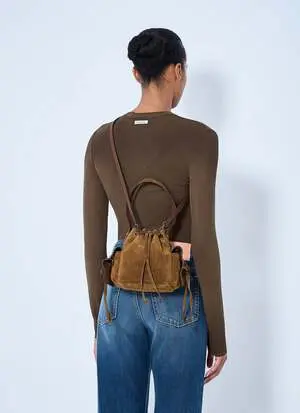 Acne Studios Multipocket Mini Bucket Bag - Brown