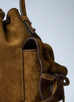 Acne Studios Multipocket Mini Bucket Bag - Brown