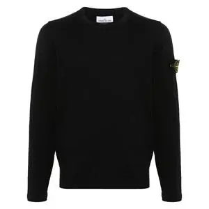 Stone Island Crew-neck Jumper - Black
