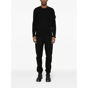 Stone Island Crew-neck Jumper - Black