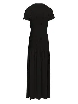 TOTEME Pleated Jersey Dress