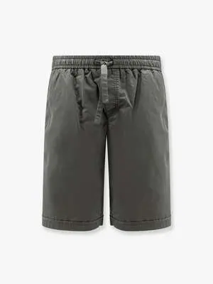 Dolce & Gabbana Cotton Shorts With Logo Detail - Multicolor