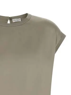 Brunello Cucinelli Satin Blouse