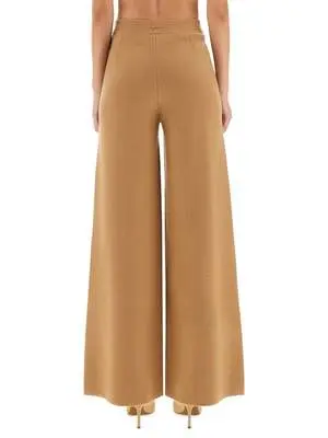 Max Mara Judy Wide Leg Trousers - Cream