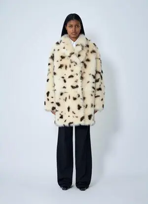 Prada Shearling Coat - Black