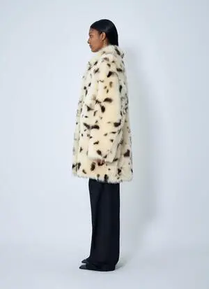 Prada Shearling Coat - Black