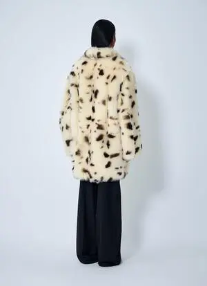 Prada Shearling Coat - Black