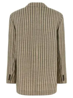 Brunello Cucinelli Striped Blazer