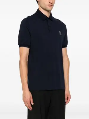 Brunello Cucinelli Logo Cotton Polo Shirt