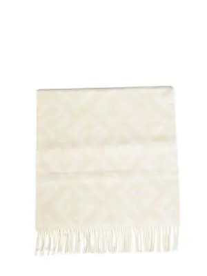Fendi Silk Camelia Cashmere Ff Scarf - Multicolor