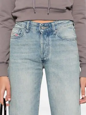 DIESEL® Regular Fit Cotton Denim Jeans