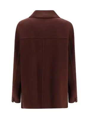 Max Mara S Giugno Short Virgin Wool Coat - Multicolor