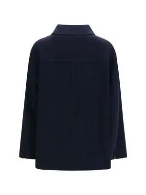 Max Mara Giugno Virgin Wool Coat - Blue