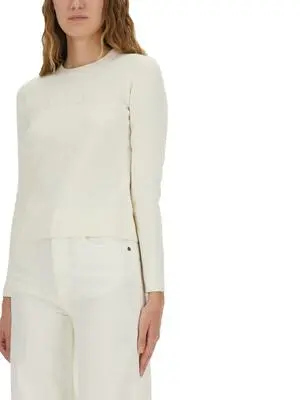 Max Mara Logo Jersey - Cream