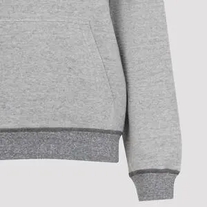 Chloé Cotton Blend Logo Hoodie - Gray